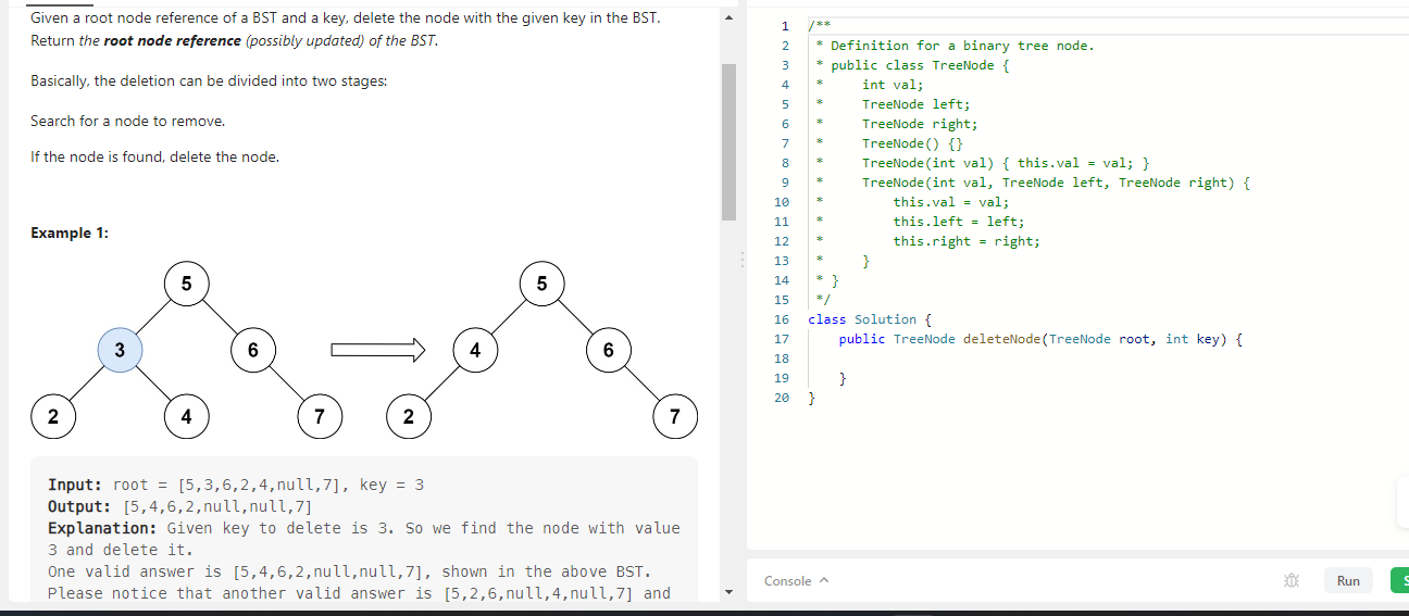 Solved Given a root node reference of a BST and a key, | Chegg.com
