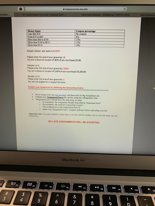 Solved Part 2 Programming 10 Points Write A Complete Java Chegg