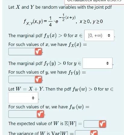 Solved Let X and Y be random variables with the joint pdf (x | Chegg.com