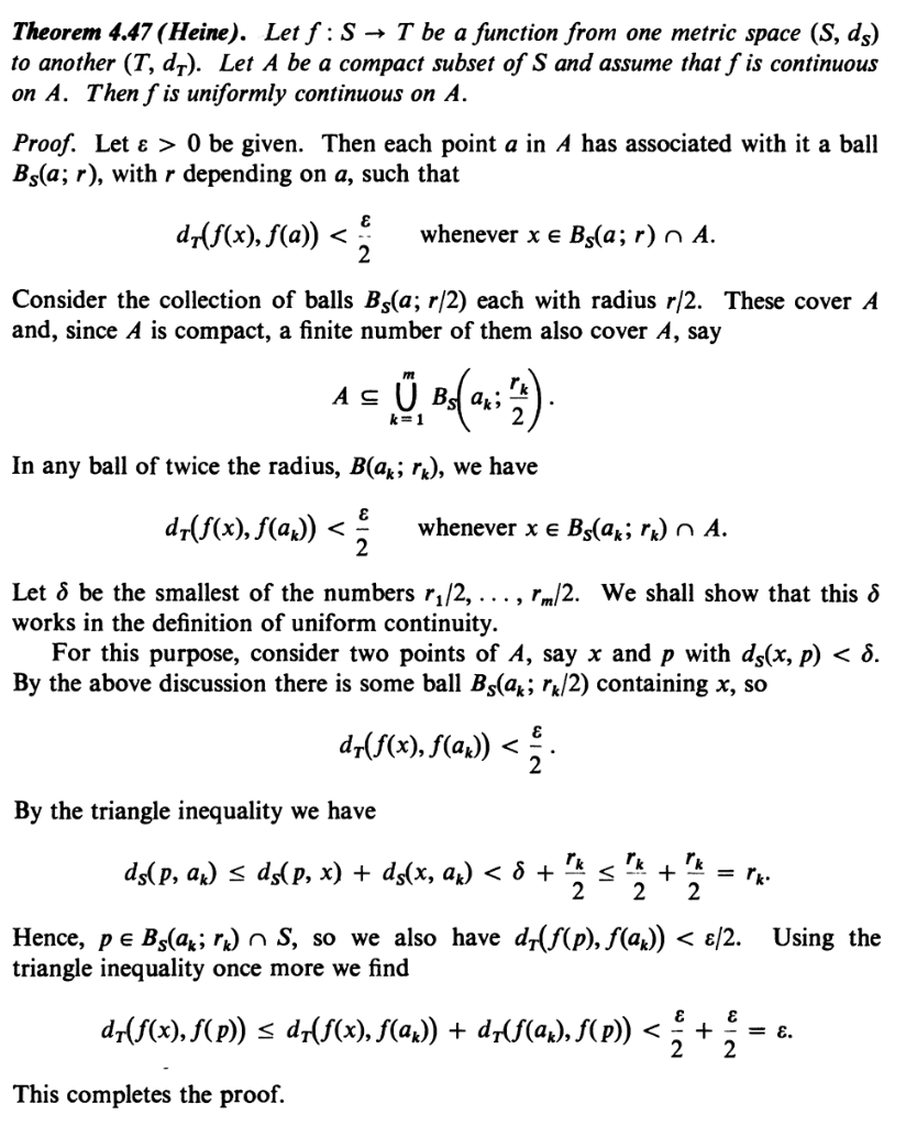 Solved Prove Heine Theorem and Fixed Point Theorems Please | Chegg.com