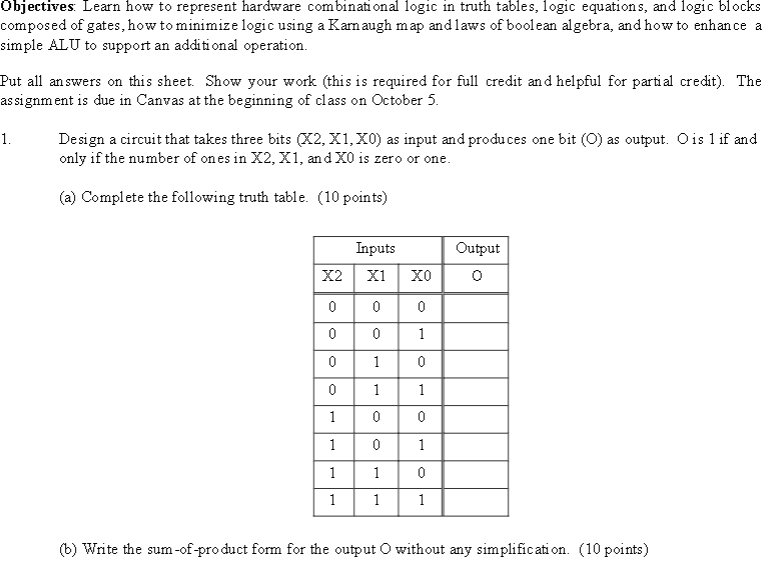 Solved Dbjectives: Learn how to represent hardware | Chegg.com