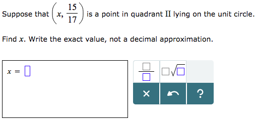 Solved Suppose that is a point in quadrant II lying on the | Chegg.com