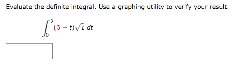 Evaluate the definite integral. Use a graphing | Chegg.com