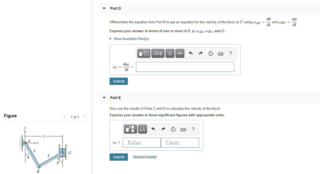 Solved To use absolute motion analysis to relate the | Chegg.com