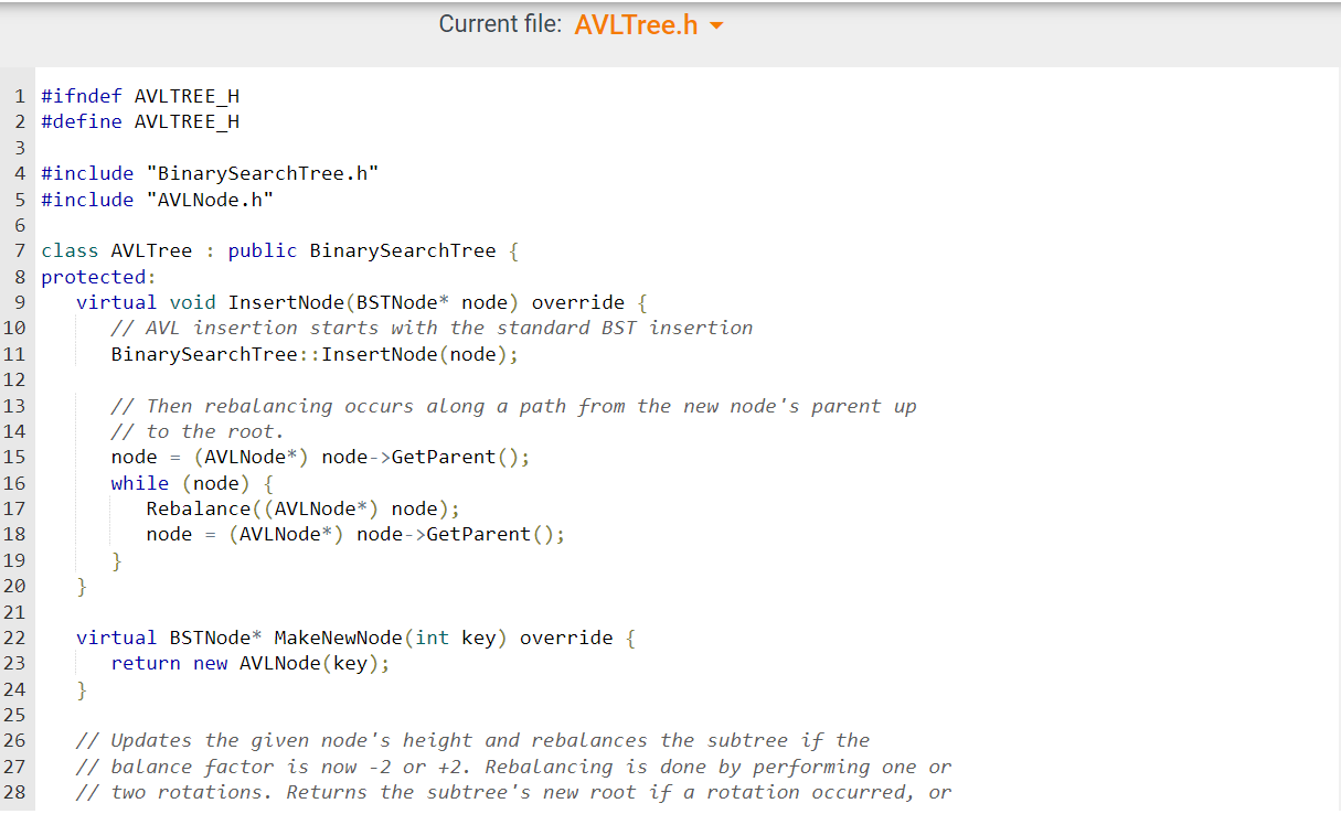 Solved \#ifndef AVLNODE_H \#define AVLNODE_H \#include | Chegg.com