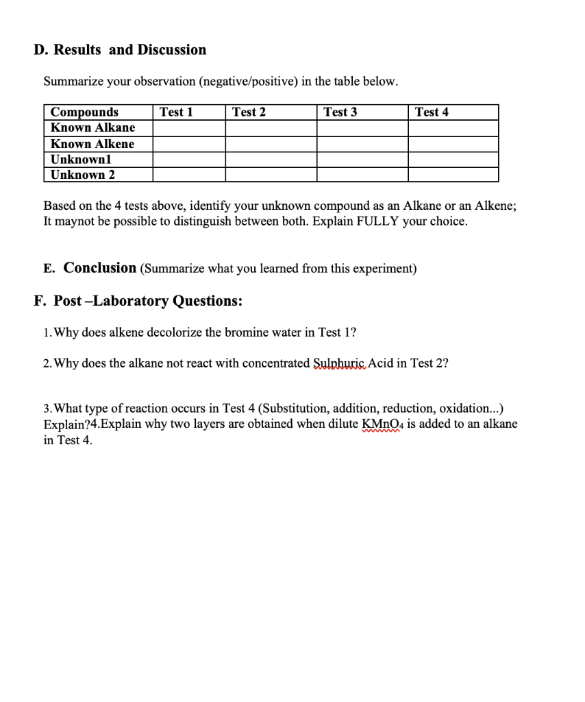 Solved Prepare a Separate Lab report by answering the | Chegg.com