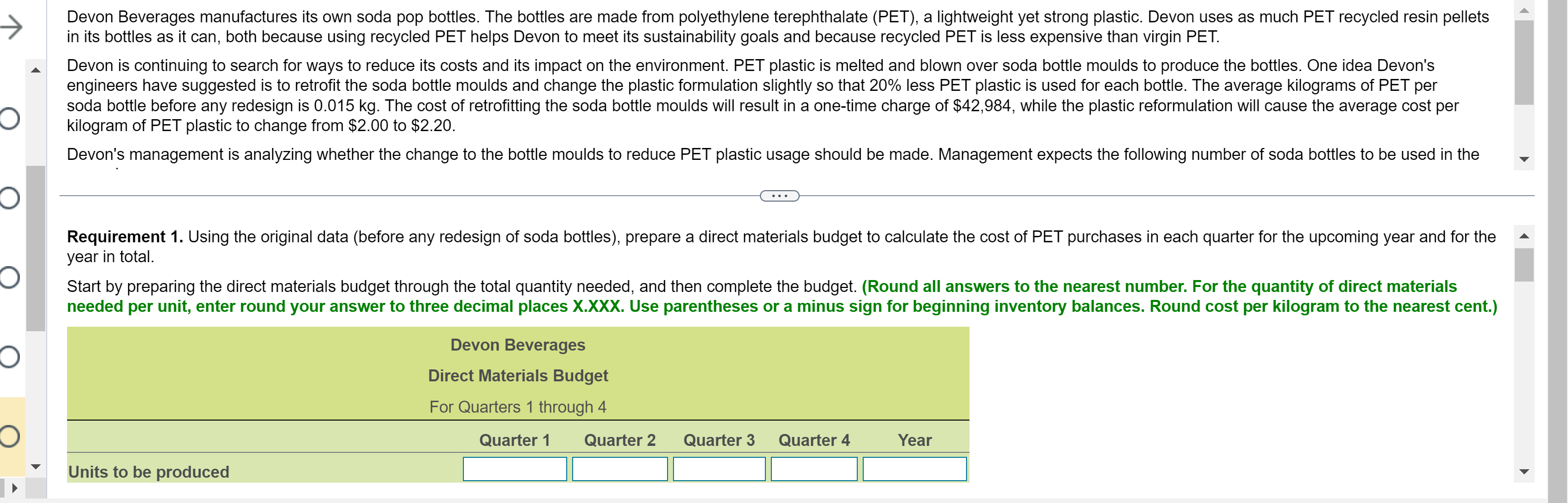 Solved \r\n\r\n\r\nRequirement 2. Assume that the company | Chegg.com
