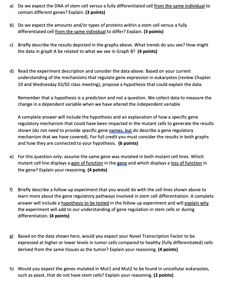 Solved Experiment description: You are a medical student | Chegg.com