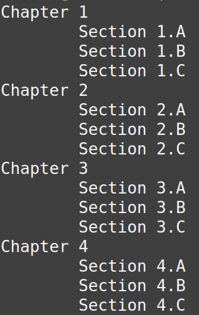 Solved Enter a script that would produce the following | Chegg.com