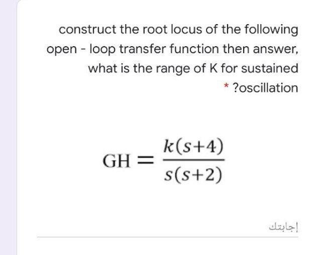 Solved construct the root locus of the following open - loop | Chegg.com