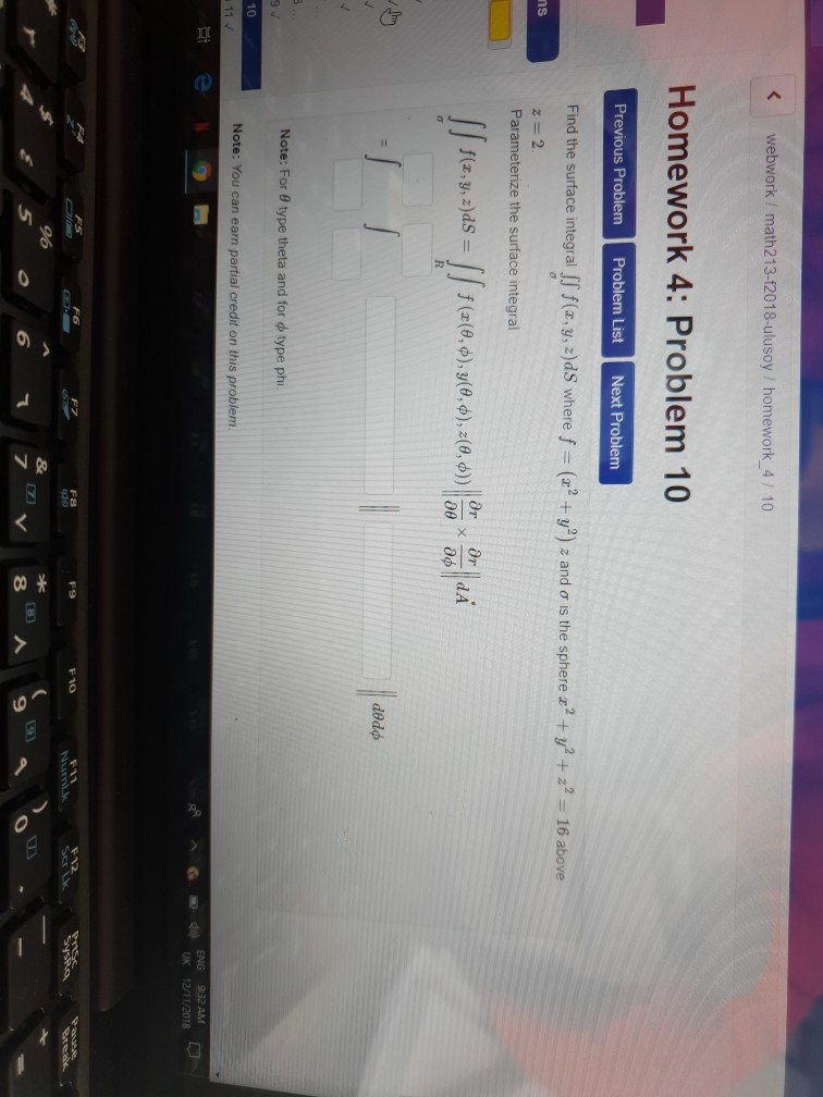 Solved K webwork/ math213-12018-ulusoy homework 4/10 | Chegg.com