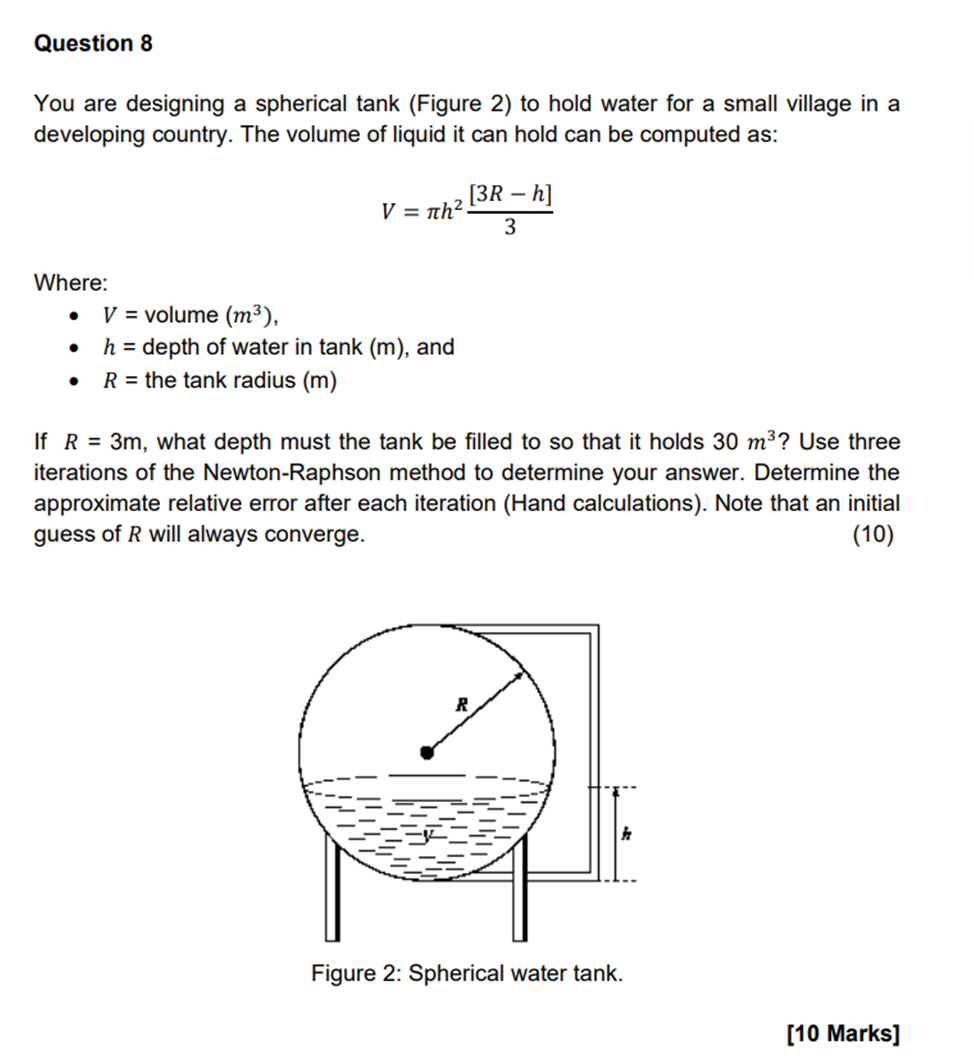 Solved You are designing a spherical tank (Figure 2) to hold | Chegg.com