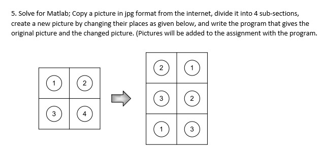Solved 5. Solve for Matlab; Copy a picture in jpg format | Chegg.com
