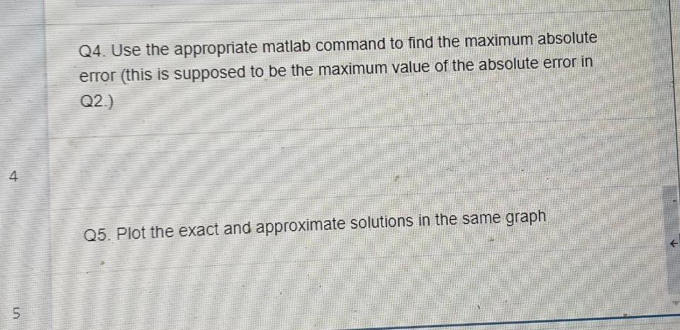 Solved Q1. Use the Euler method with step size h=0.01 to | Chegg.com