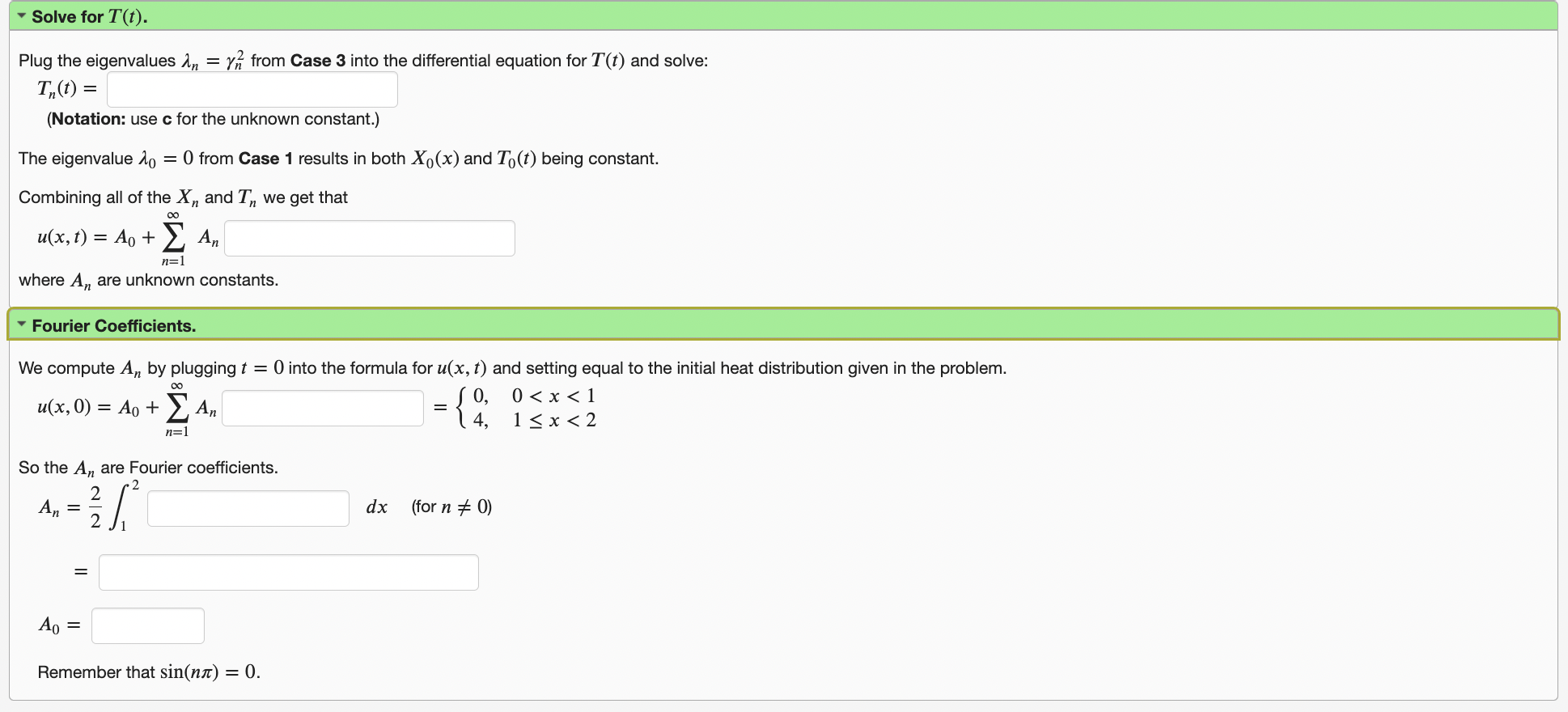 Solved (20 points) In your answers below, for the variable λ | Chegg.com
