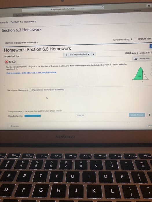 Solved 0 Nments Section 6 3 Homework Section 6 3 Homework