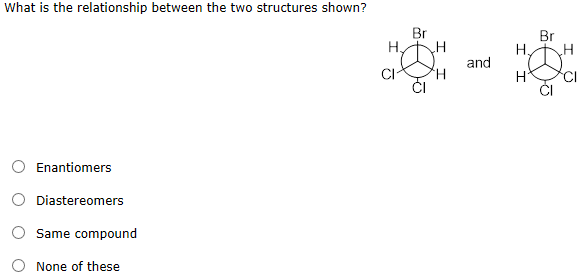 Solved What is the relationship between the two structures | Chegg.com