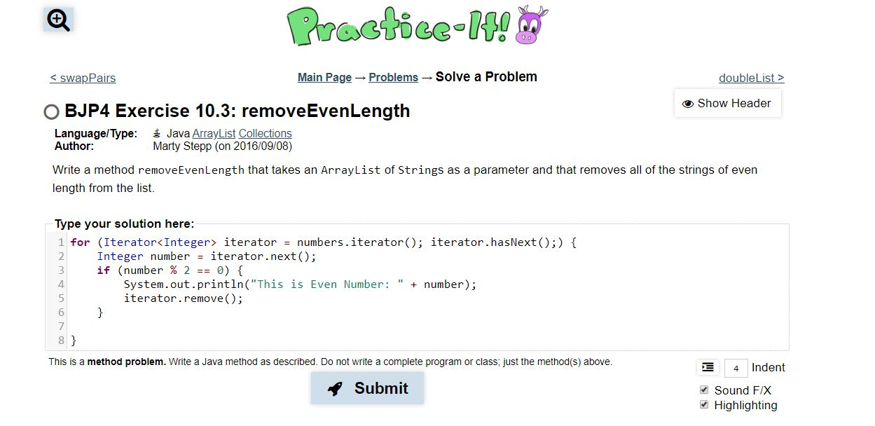 Solved Practice-ldoorn