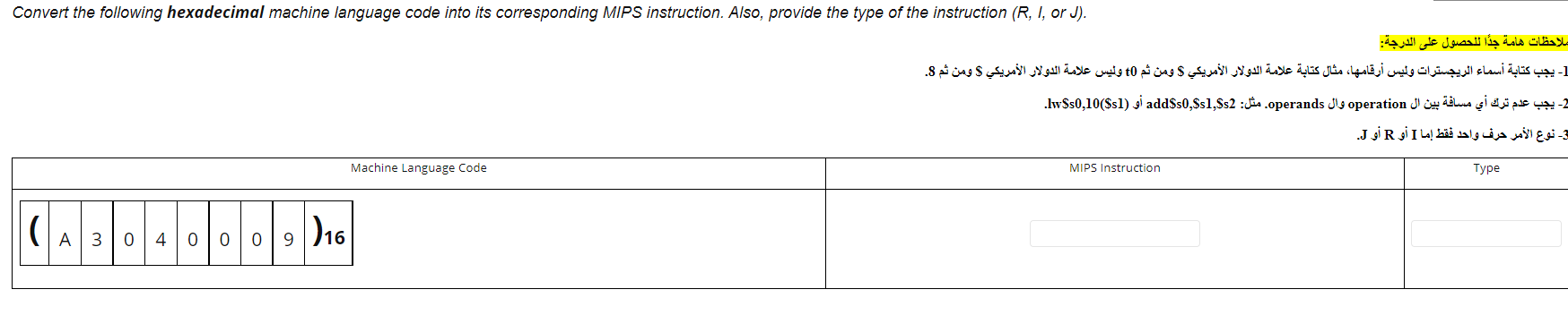 Solved Convert the following hexadecimal machine language | Chegg.com