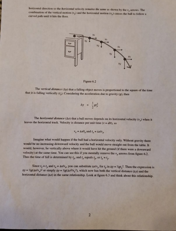 Experiment 4: Projectile Motion Introduction There | Chegg.com