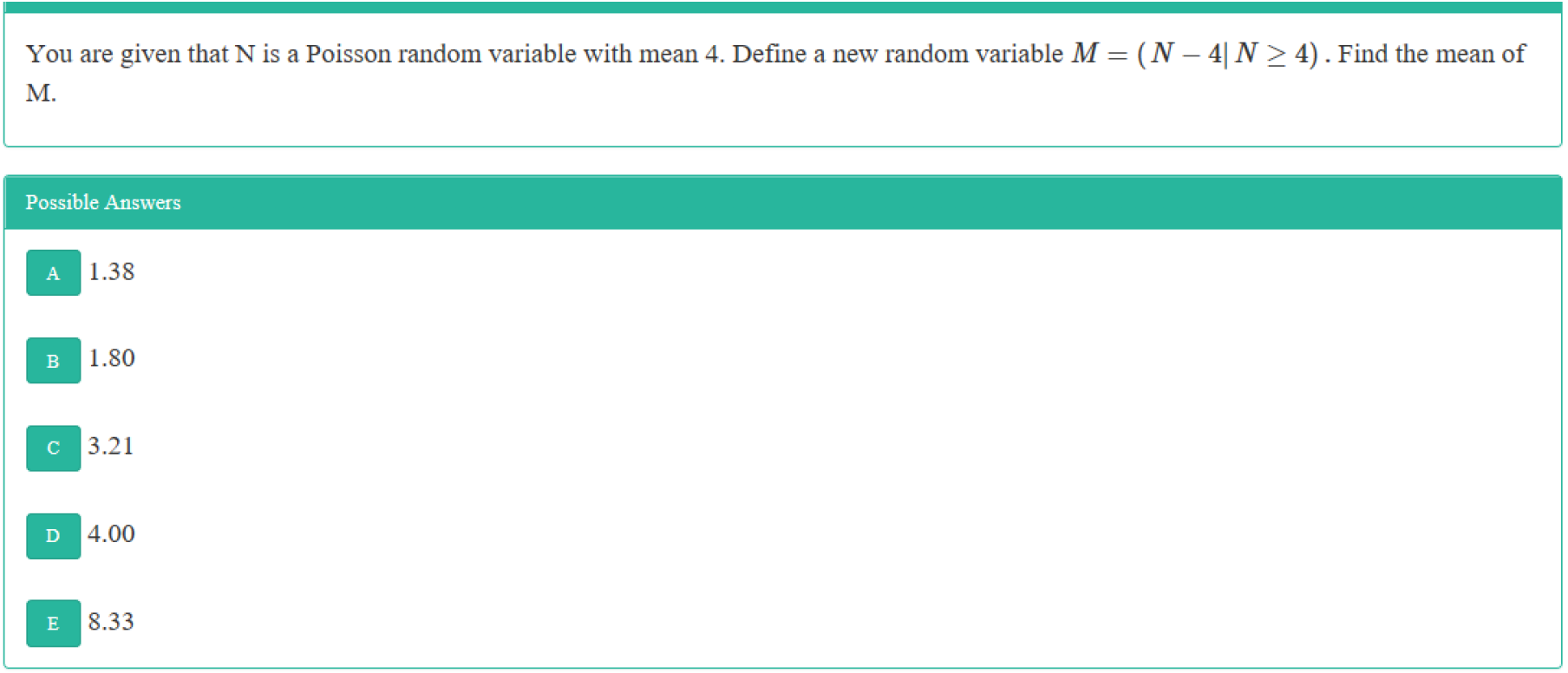 Solved You Are Given That N Is A Poisson Random Variable 0534