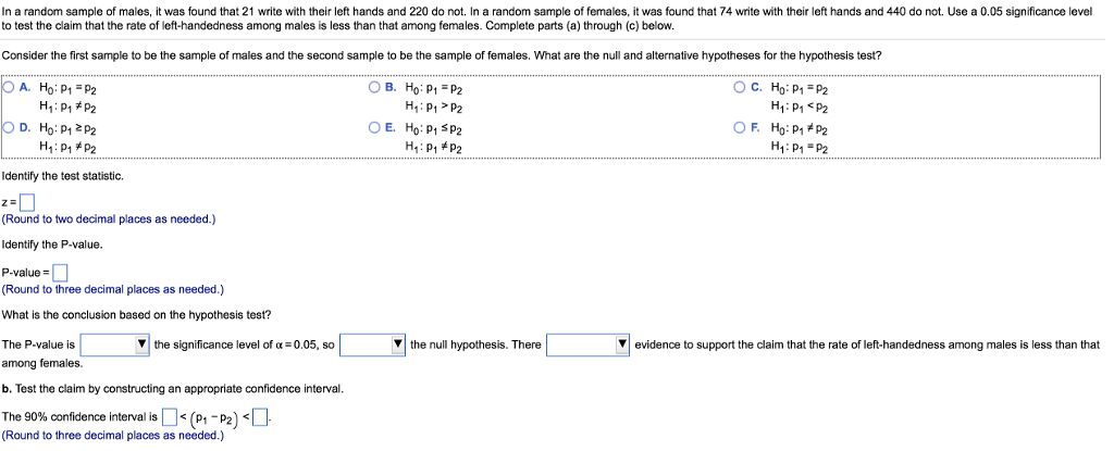 Solved In a random sample of males, it was found that 21 | Chegg.com