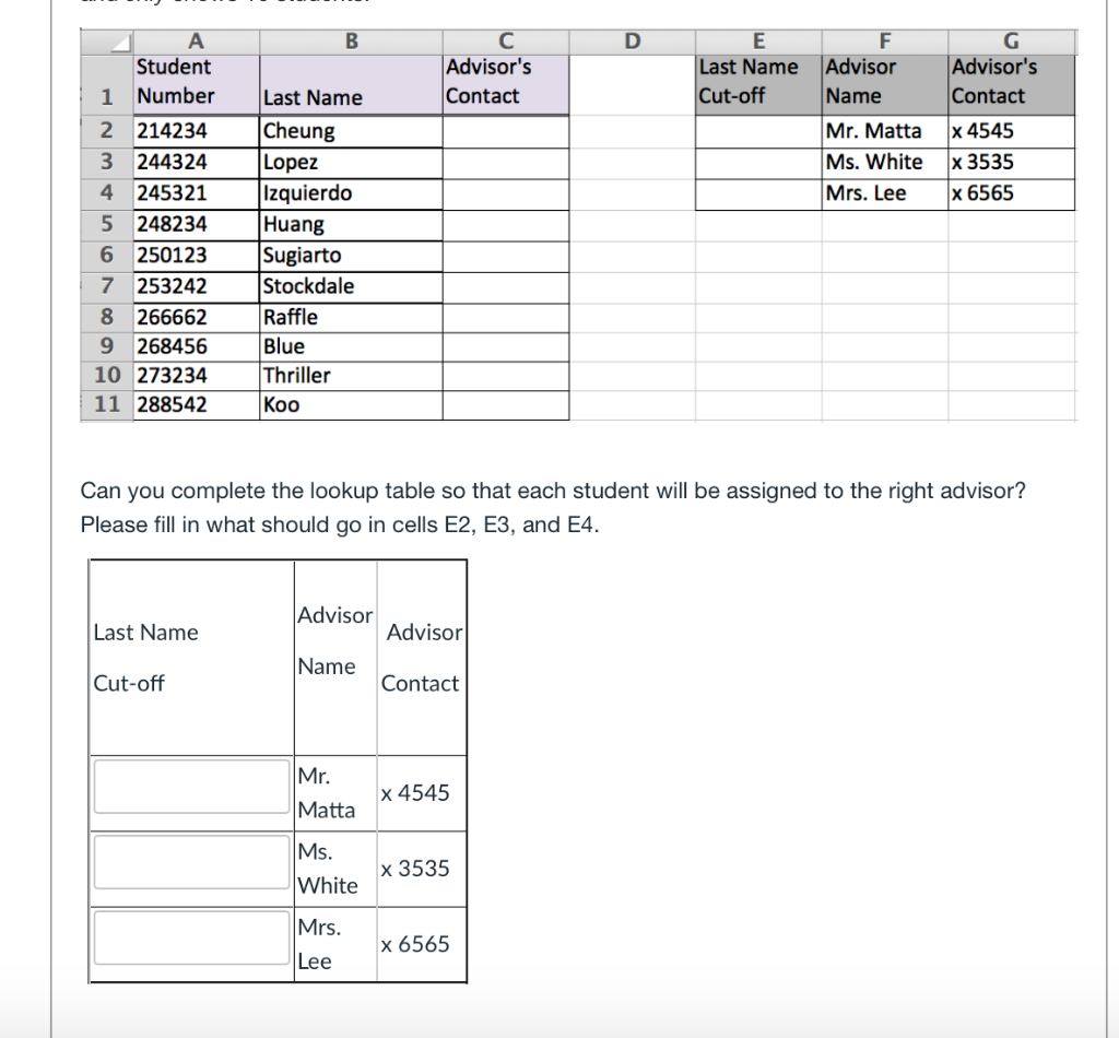 -Use the following information and Excel screenshot | Chegg.com