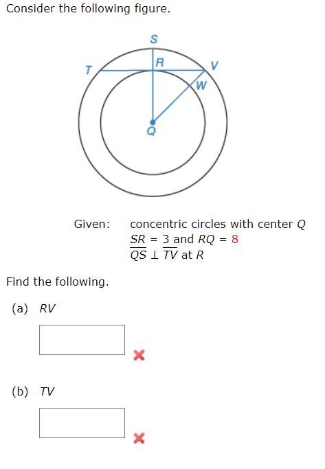 Solved Consider the following figure. Given: concentric | Chegg.com