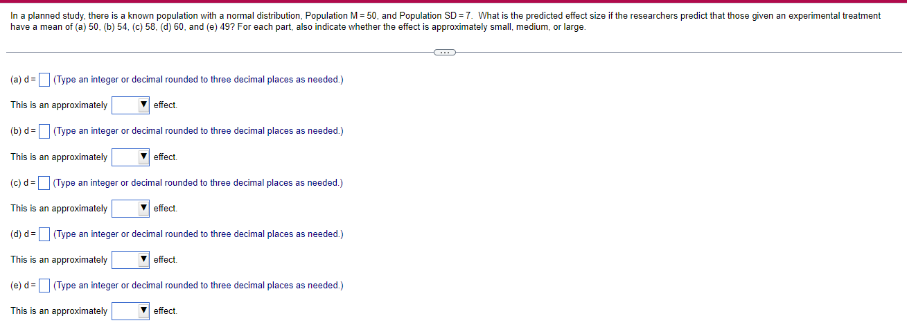 Solved (a) d= (Type an integer or decimal rounded to three | Chegg.com
