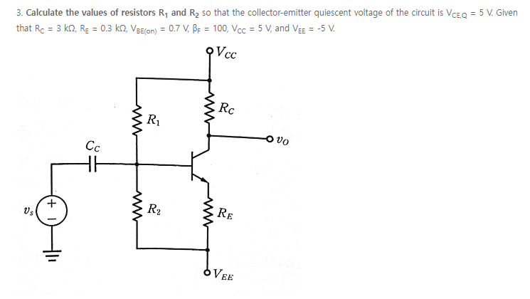 Calculate the values of ﻿resistors R1 ﻿and R2 so | Chegg.com