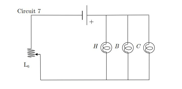 Solved The next circuit that you built during electricity 4 | Chegg.com