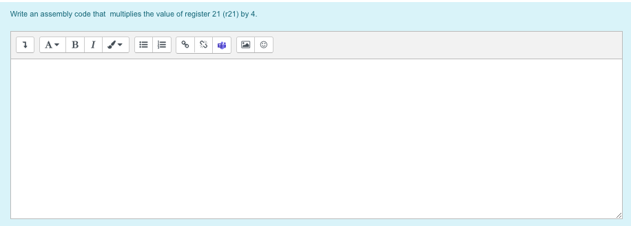 Solved Write an assembly code that multiplies the value of | Chegg.com