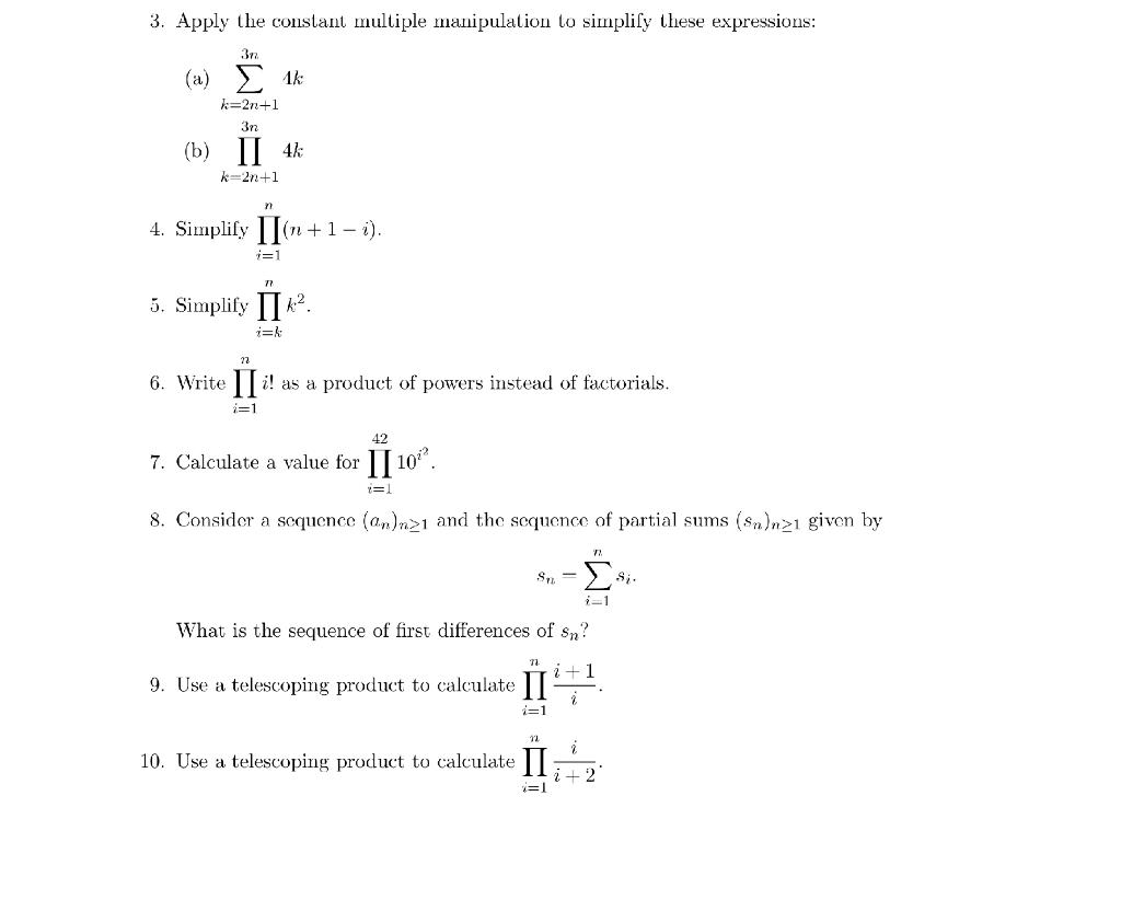 3. Apply the constant multiple manipulation to | Chegg.com