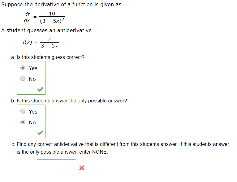 Solved Suppose the derivative of a function is given as df | Chegg.com
