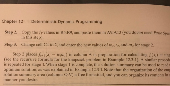 ter 12 Deterministic Dynamic Programming 6. In | Chegg.com