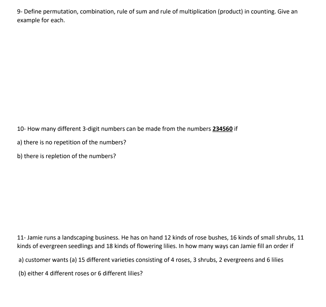 Solved 12- By using Pascal's triangle, determine the number | Chegg.com