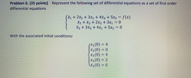 Solved Problem 6. (25 points) Represent the following set of | Chegg.com