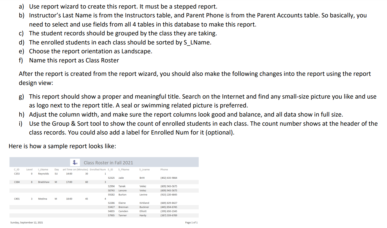 Solved Your Tasks in this Assignment 1. Create a new | Chegg.com