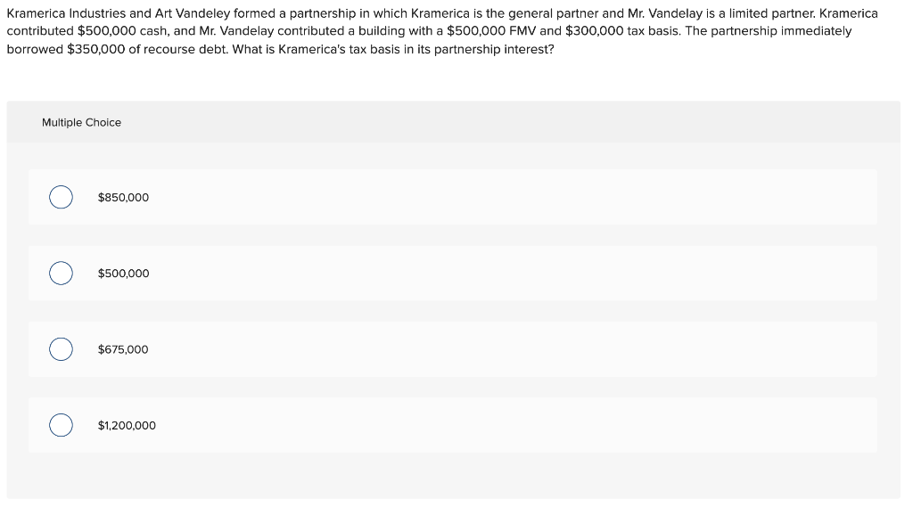 Solved Kramerica Industries and Art Vandeley formed a | Chegg.com