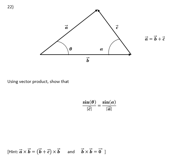 Solved Using scalar product, show that | Chegg.com