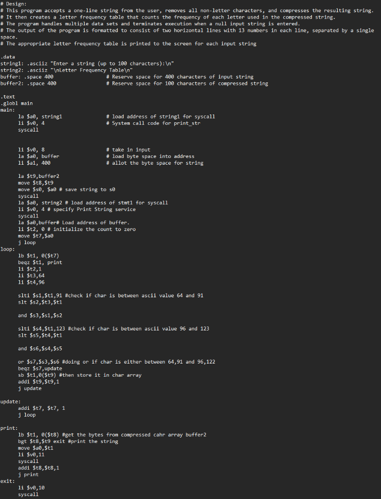 Solved I need you guys to implement these ones onto the code | Chegg.com