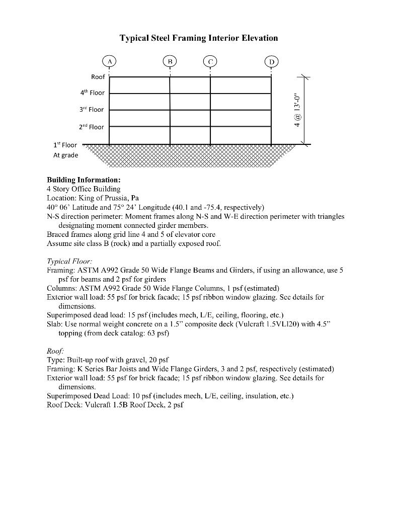 Solved AE 308 Homework Assignment 5 1. For the building | Chegg.com