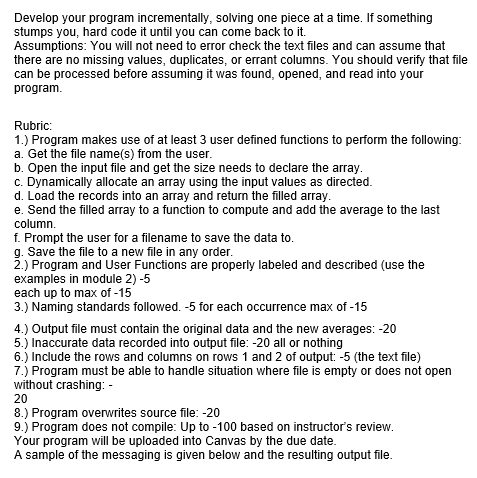 Solved in C programming please. I have spent crazy amount | Chegg.com