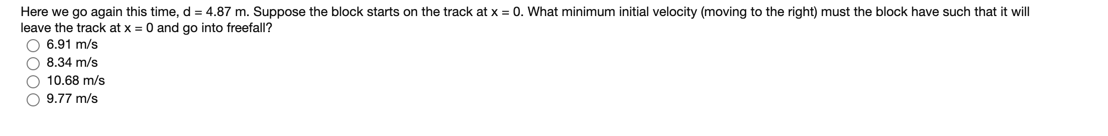 \}A small block slides down a frictionless track | Chegg.com