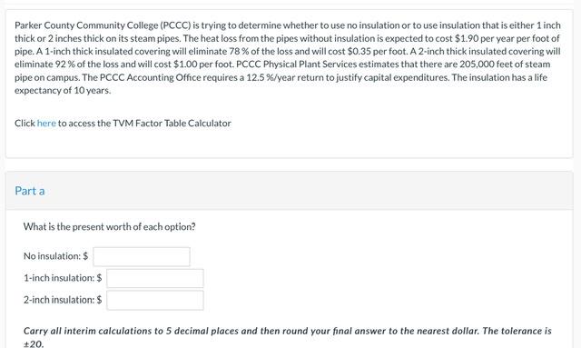 Solved Parker County Community College (PCCC) is trying to | Chegg.com