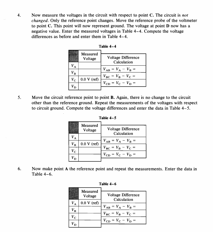 Solved Procedure: 1. Measure three resistors with the listed | Chegg.com