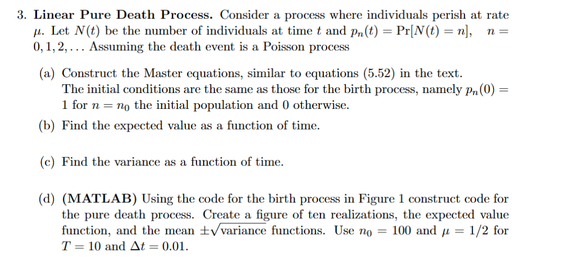 Solved Information about the master equations mentioned in | Chegg.com