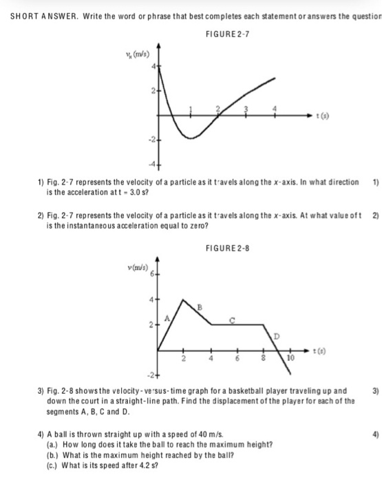 Solved SHORTANSWER. Write the word or phrase that best | Chegg.com