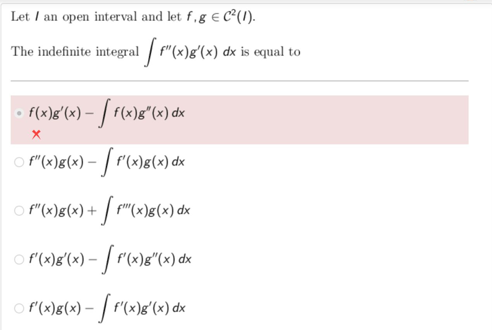 Solved Let I an open interval and let f,ginC2(I).The | Chegg.com