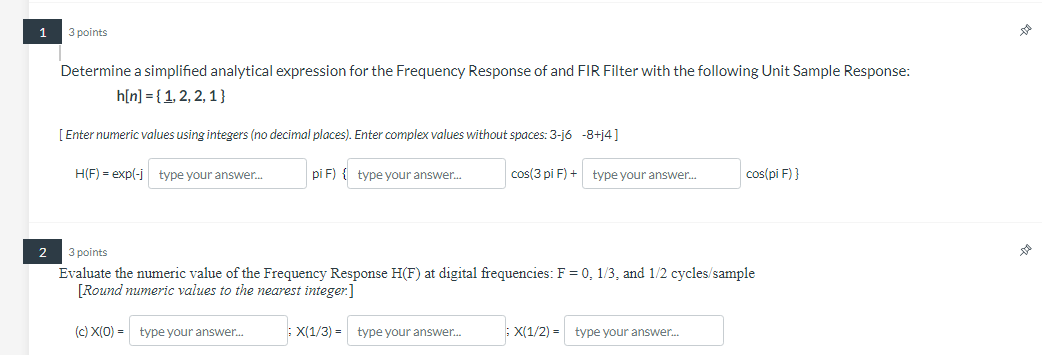 Solved Determine a simplified analytical expression for the | Chegg.com